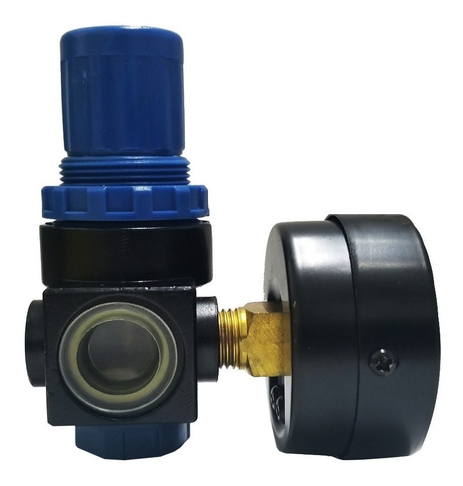 Regulador De Presión Neumático 1/4 120 Psi Con Manómetro | Instrutek